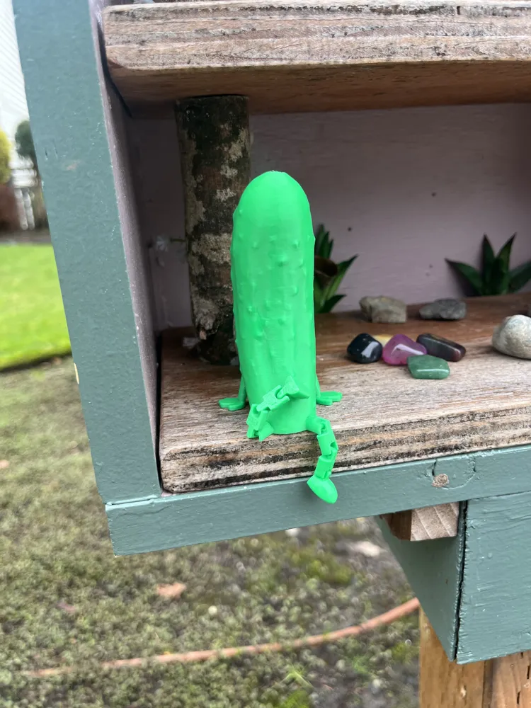 Articulating Pickle Dude - Free 3D Print Model - MakerWorld