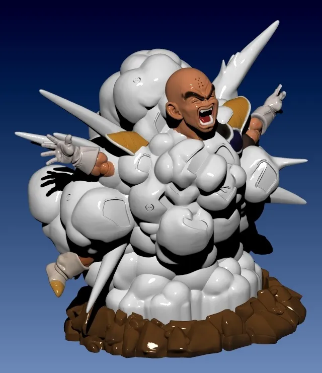 Krilin Exploding Lamp by Epluribius.arg MakerWorld: Download Free 3D Models