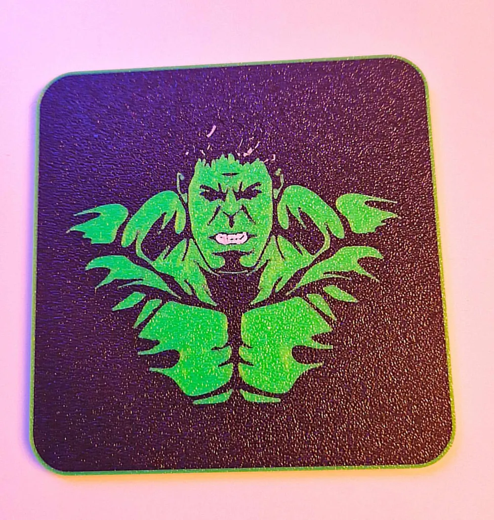 Iron Man & Hulk Coasters by SA3D DesignsMakerWorld: Download Free 3D Models