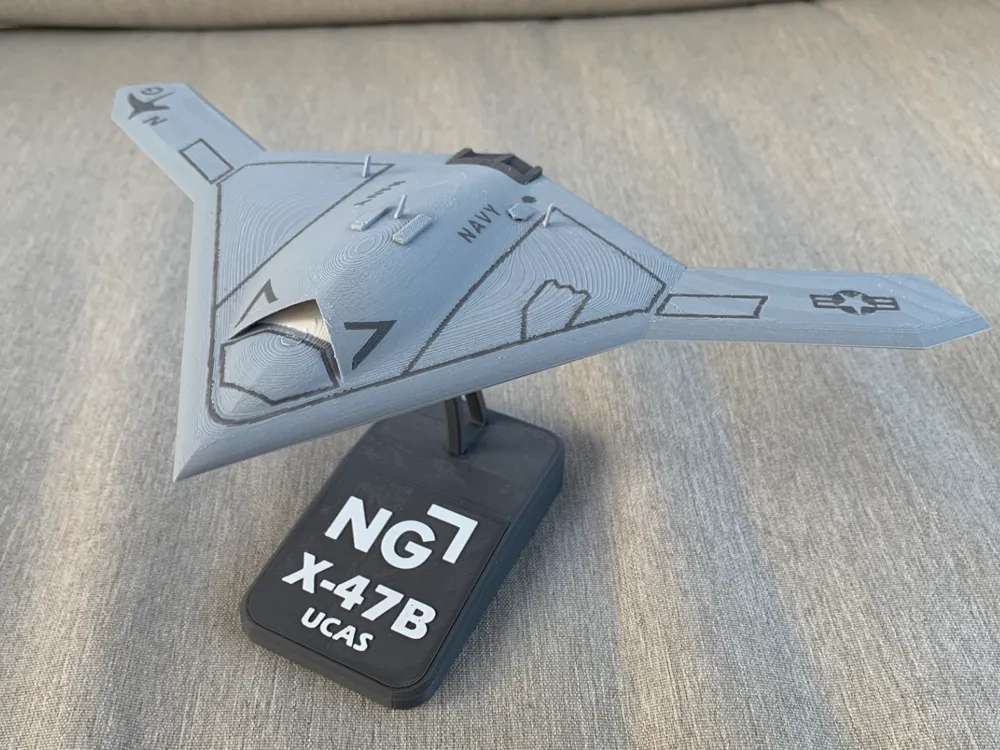 U.S. Navy X-47 B Unmanned Combat Air System by Sgt_Reckless MakerWorld ...