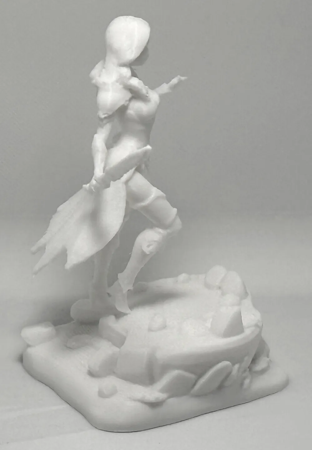 Female Battle Mage Sorceress Fighter by Scott MakerWorld: Download Free ...