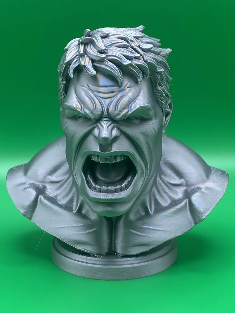The Hulk Bust Figurine - Free 3D Print Model - MakerWorld