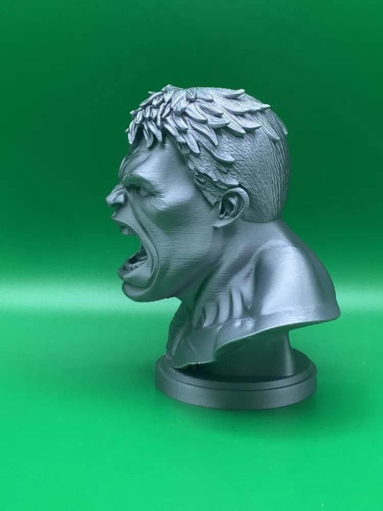 The Hulk Bust Figurine - Free 3D Print Model - MakerWorld