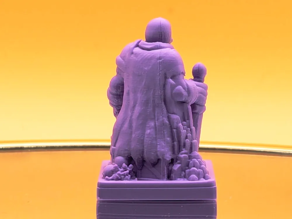 Supportless Dwarf Skeleton - DnD miniature by Nozzleborn Foundry ...