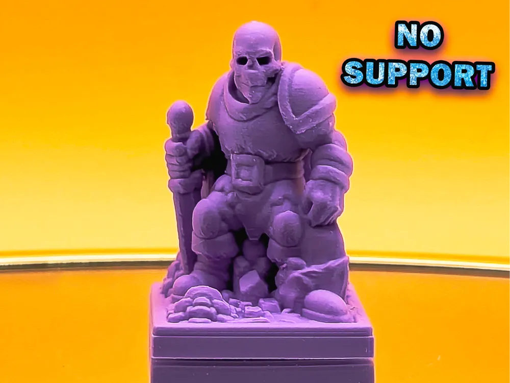 Supportless Dwarf Skeleton - DnD miniature by Nozzleborn Foundry ...