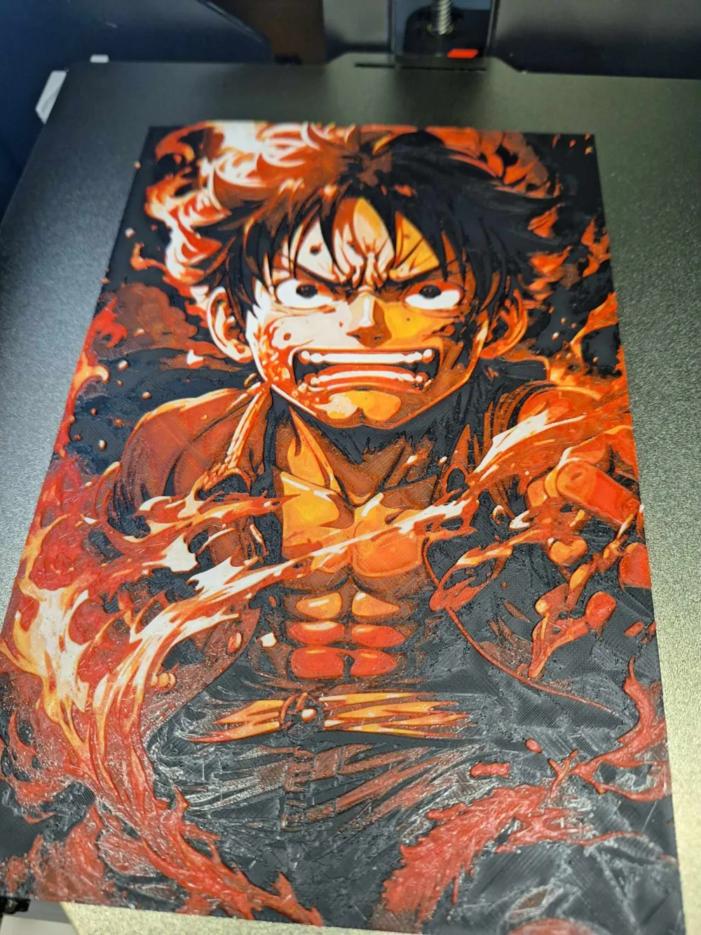 Luffy One Piece Hueforge 4 Colors by LLDJ3D - MakerWorld