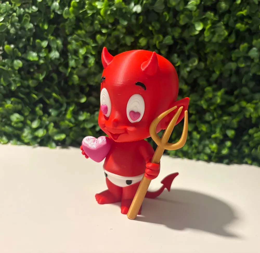 little love devil - Free 3D Print Model - MakerWorld