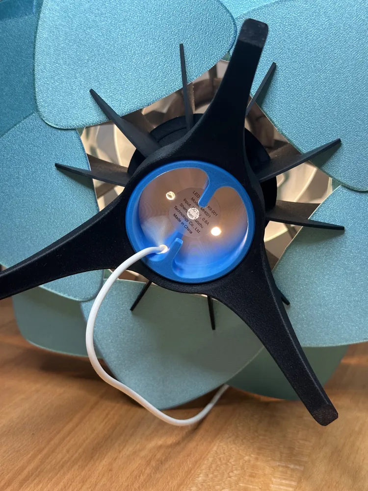 Lotus Table Lamp - LED Lamp Kit (MH001) by Made.In.Meidling MakerWorld ...