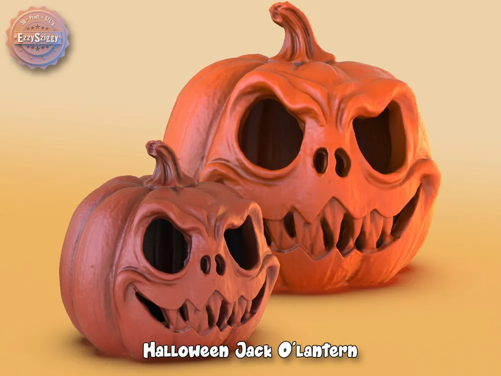 Halloween Jack O'lantern by EzzySziggy MakerWorld: Download Free 3D Models
