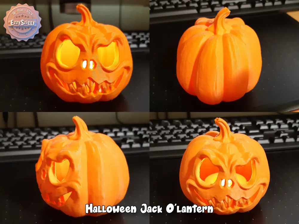 Halloween Jack O'lantern by EzzySziggy MakerWorld: Download Free 3D Models