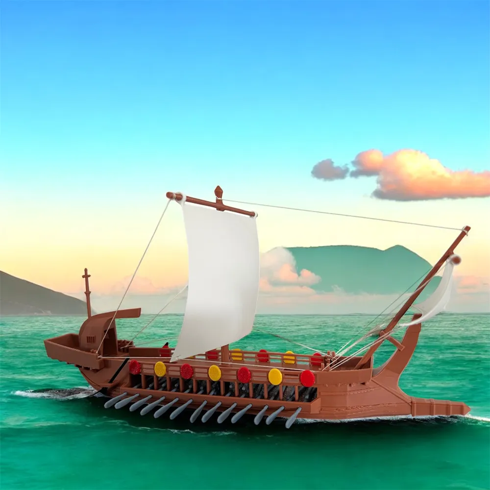 ancient Greek Bireme - battleship by Ligurio MakerWorld: Download Free ...
