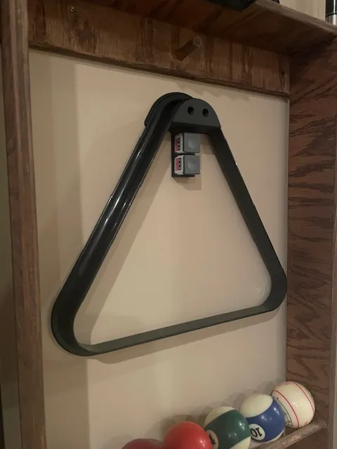 Billiards/Pool Triangle/Chalk Wall Mount Holder by T.Phillips - MakerWorld