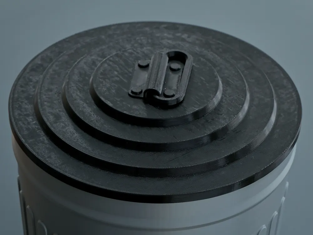 American Style Trash Can - Flat Lid kit by Every Day Counts - MakerWorld