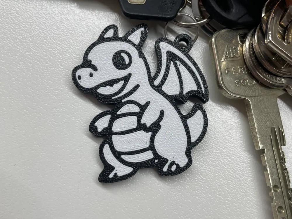Pokemon Charizard Keychain by DAMA_Lab MakerWorld: Download Free 3D Models