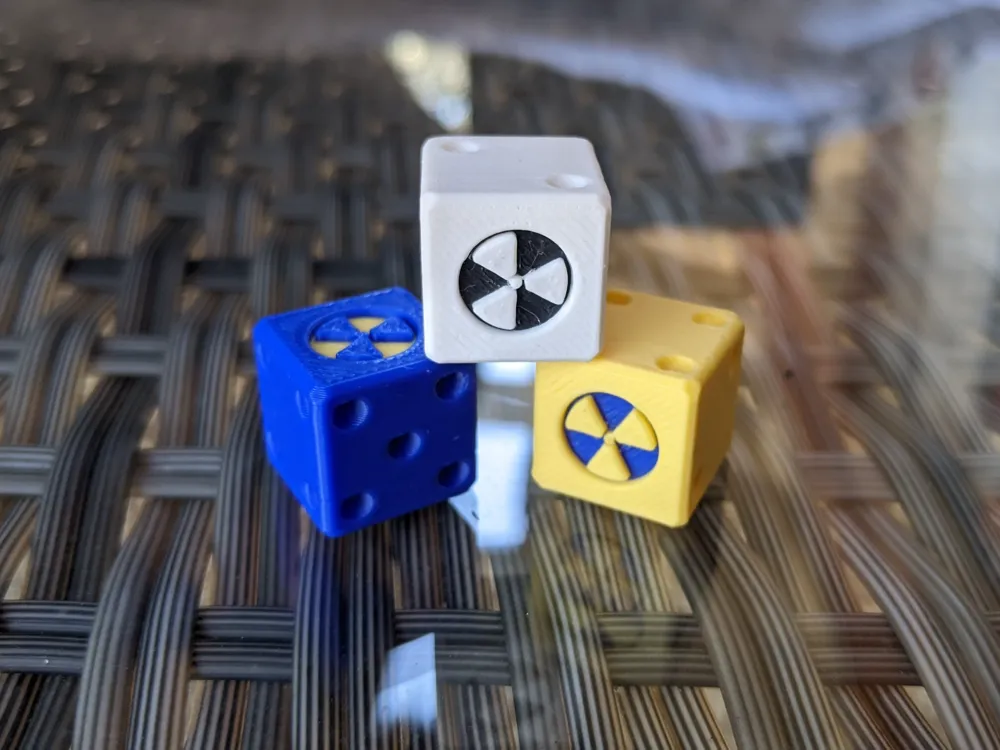 Fallout New Vegas Inspired Dice by alope089 - MakerWorld