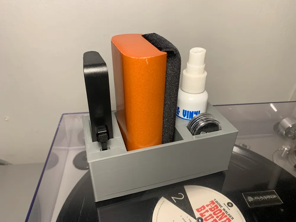 Record Player Cleaning Kit Caddy Remixed by CoryRoth - MakerWorld