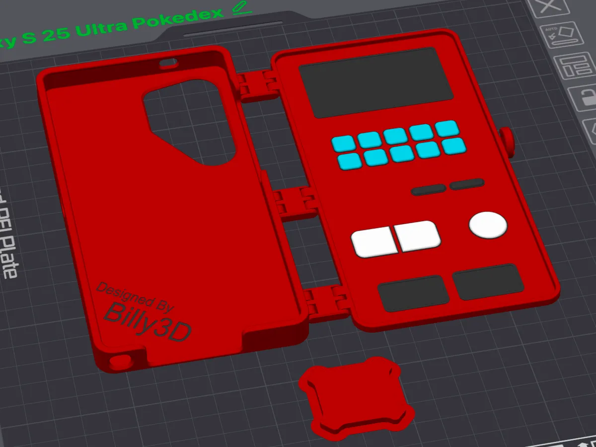 Samsung Galaxy S25 Ultra Pokédex - Free 3D Print Model - MakerWorld