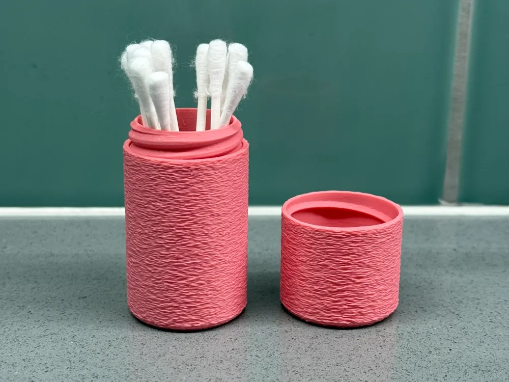 Useful Q-Tip Cotton Swab Travel Container by Marto - MakerWorld