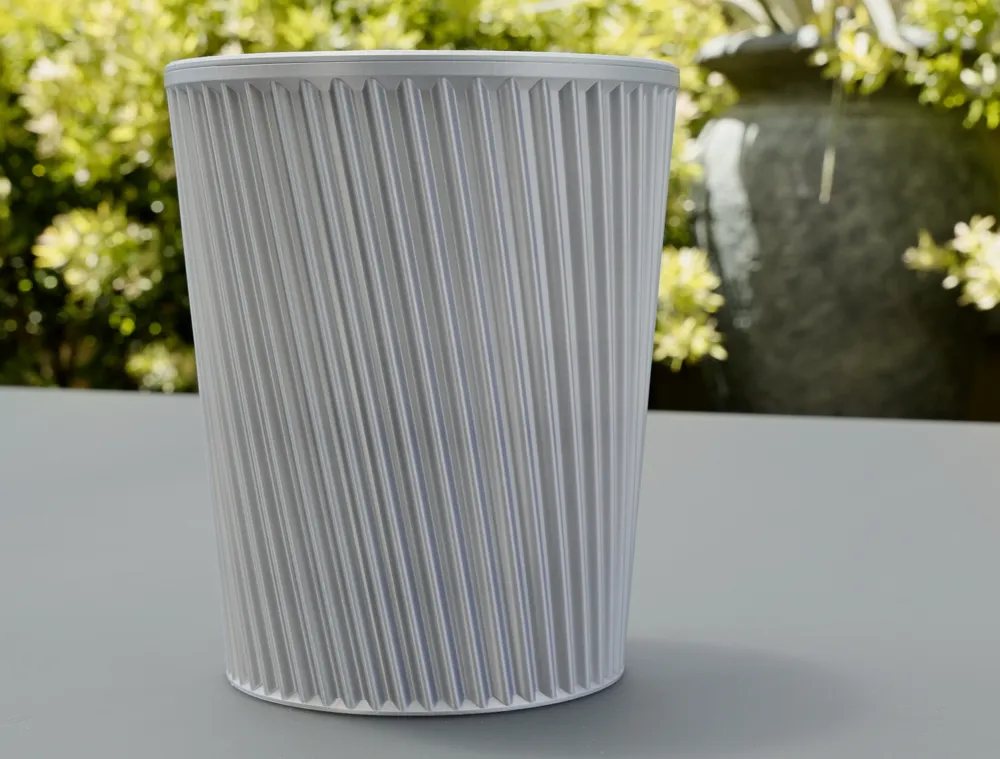 XL Trash Can - 10" high - Free 3D Print Model - MakerWorld