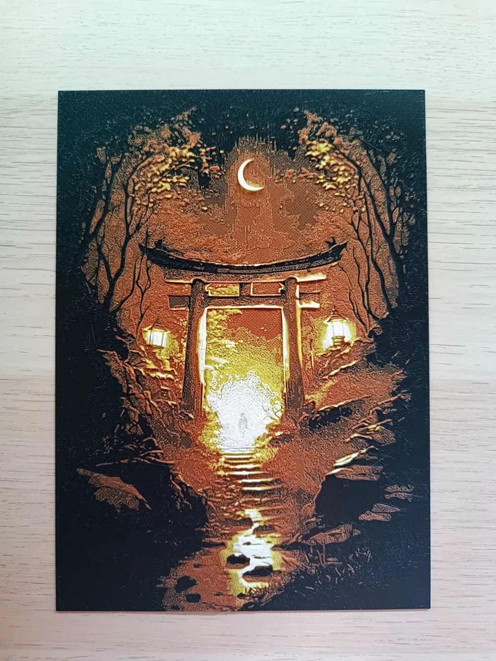 Japan Mistery Night Hueforge by Atrus Design - MakerWorld