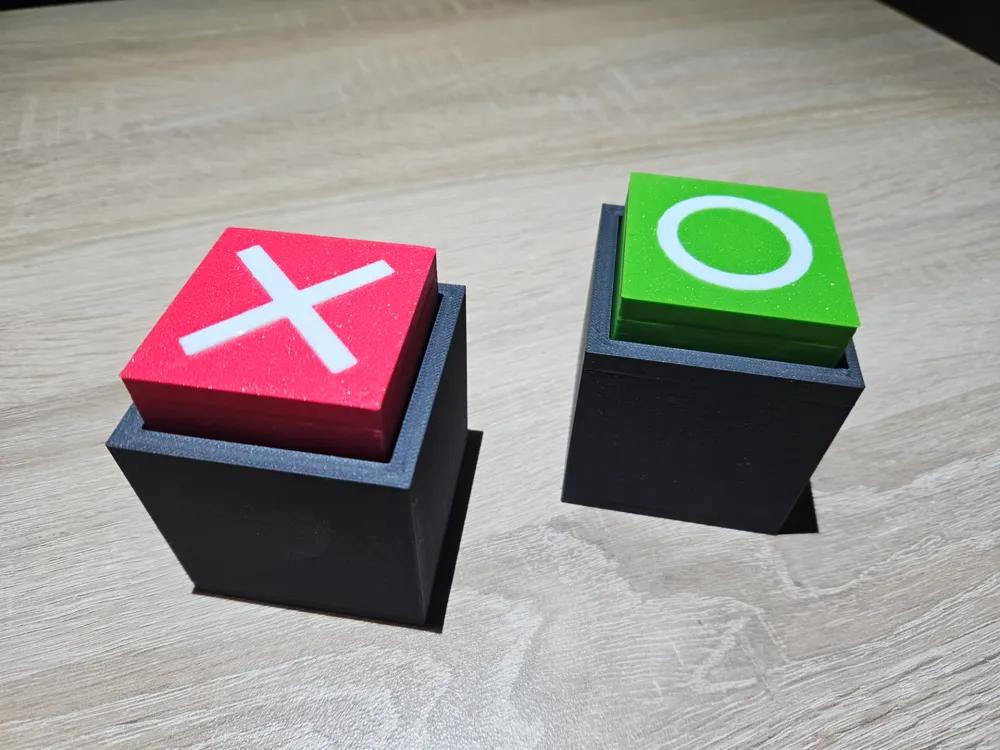 "Squid Game" Buttons - Free 3D Print Model - MakerWorld