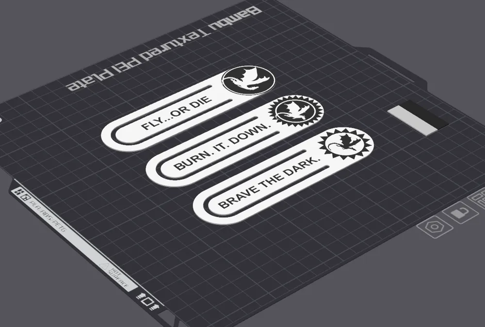 Fourth Wing - Iron Flame - Onyx Storm Bookmarks by hermanjc MakerWorld ...