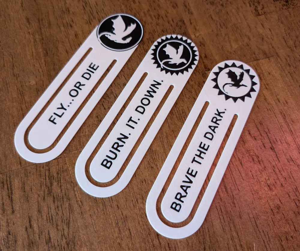 Fourth Wing - Iron Flame - Onyx Storm Bookmarks by hermanjc MakerWorld ...