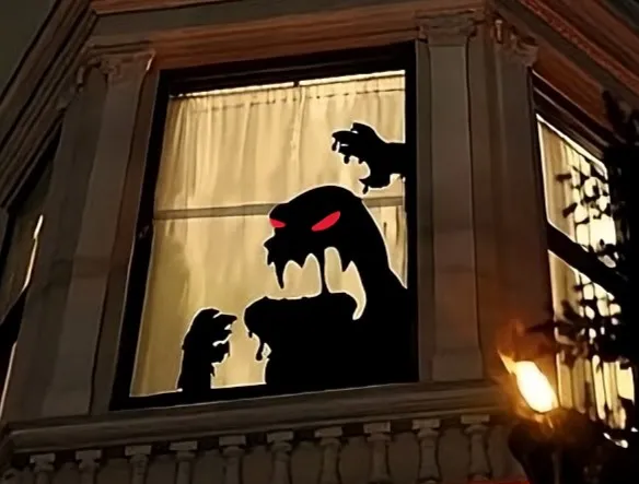 Halloween Spooky Window Monster V2 by HL3dDesign - MakerWorld