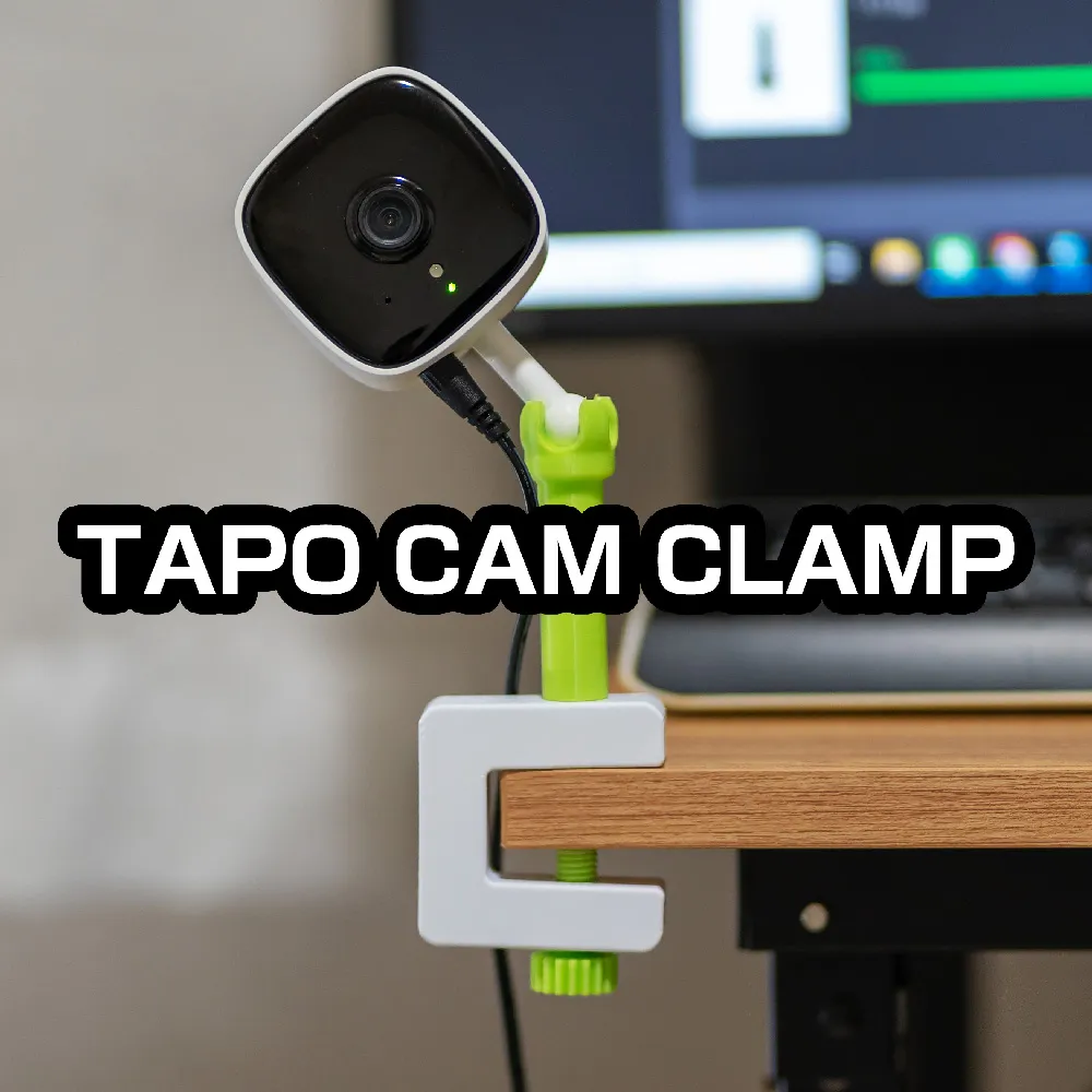 TAPO CAMERA CLAMP - Free 3D Print Model - MakerWorld