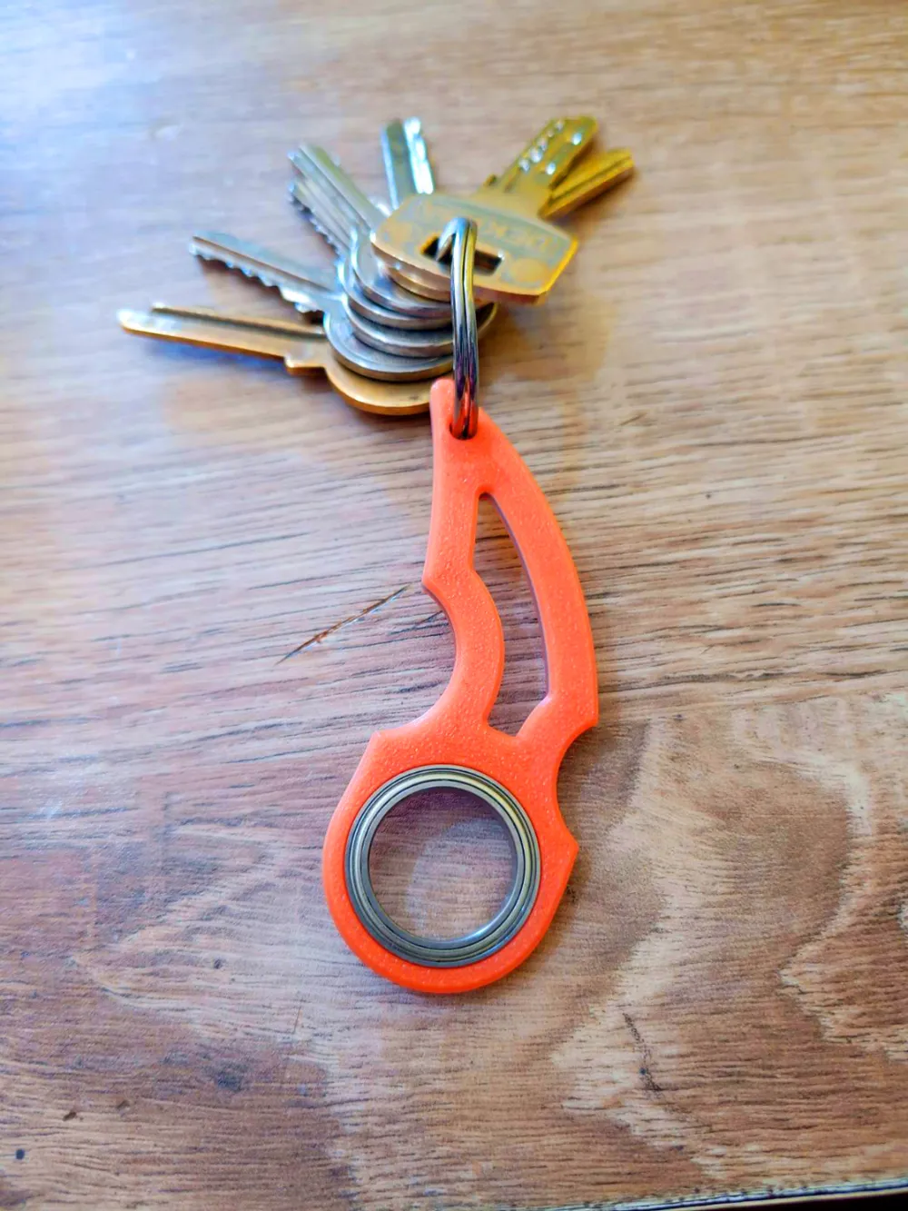 keychain spinner ninja karambit multicolour by Cranium MakerWorld ...