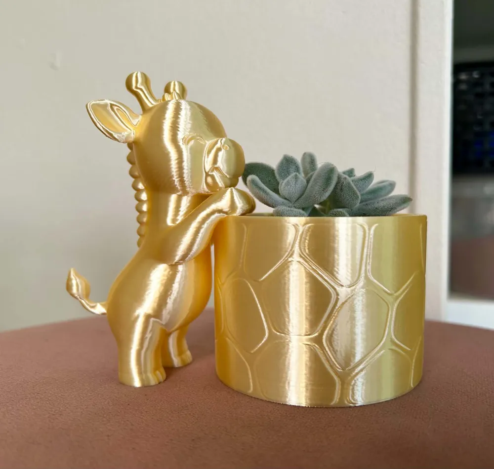 Cute Giraffe Planter - Free 3D Print Model - MakerWorld