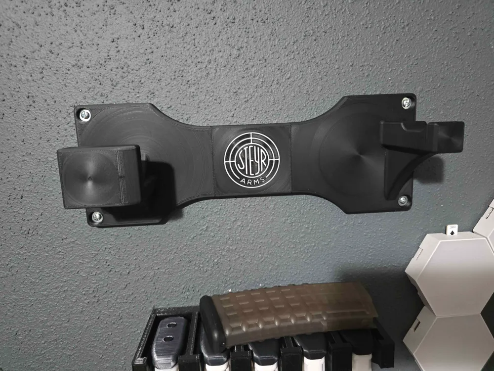 Steyr AUG Wall Mount by RocketGruntNick MakerWorld: Download Free 3D Models