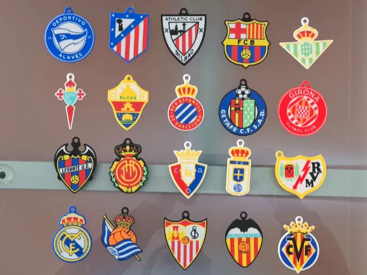 La Liga 2025/2026 Keychains - Free 3D Print Model - MakerWorld