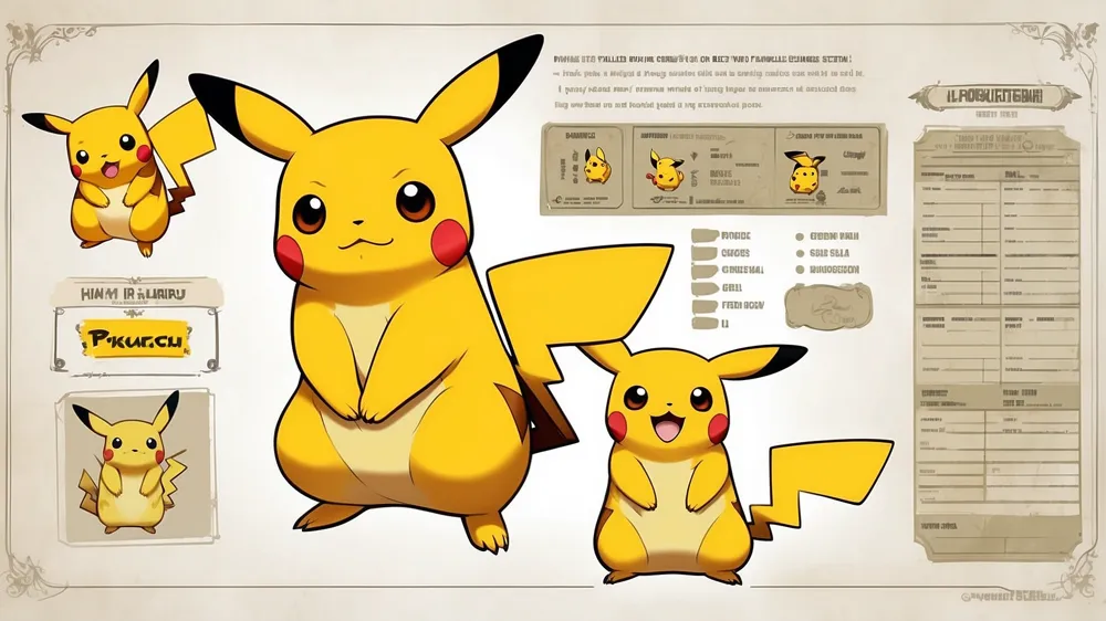 Pikachu Stats by Yulian_Nikolov - MakerWorld