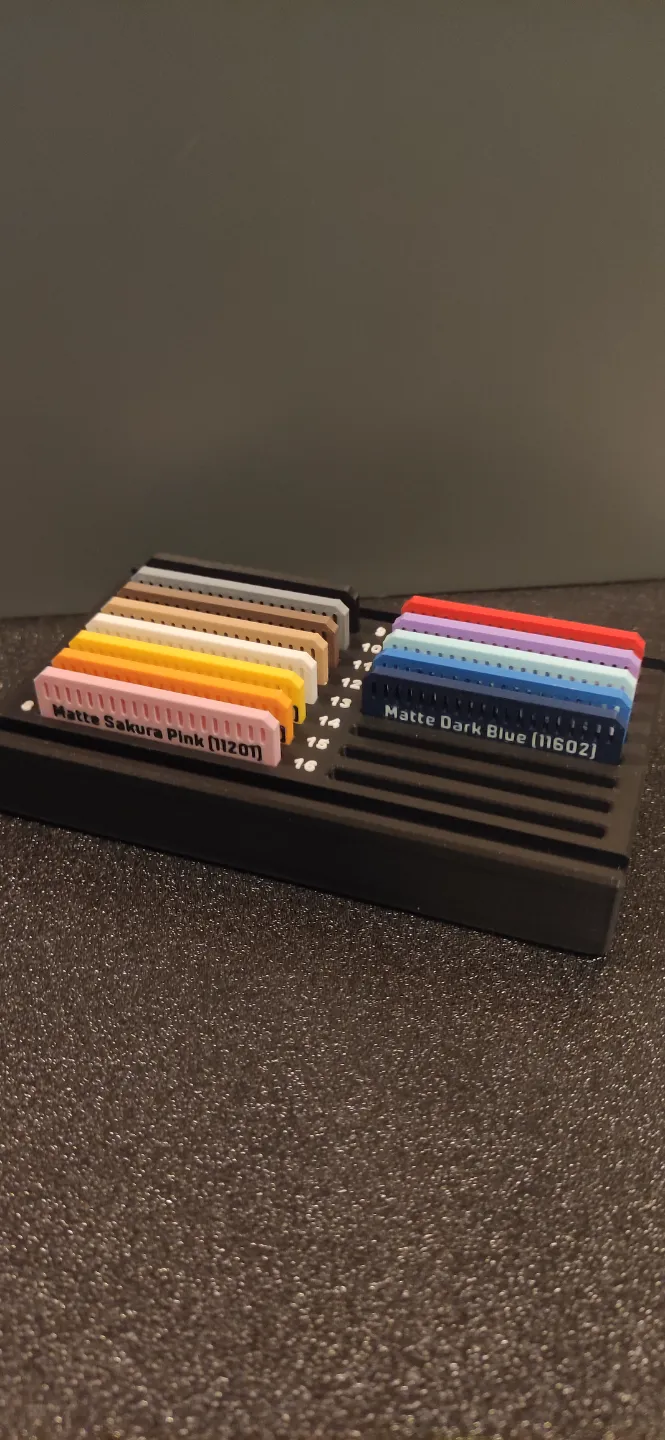 Minimalist sample filament PLA Matte Bambulab box by Carlson - MakerWorld