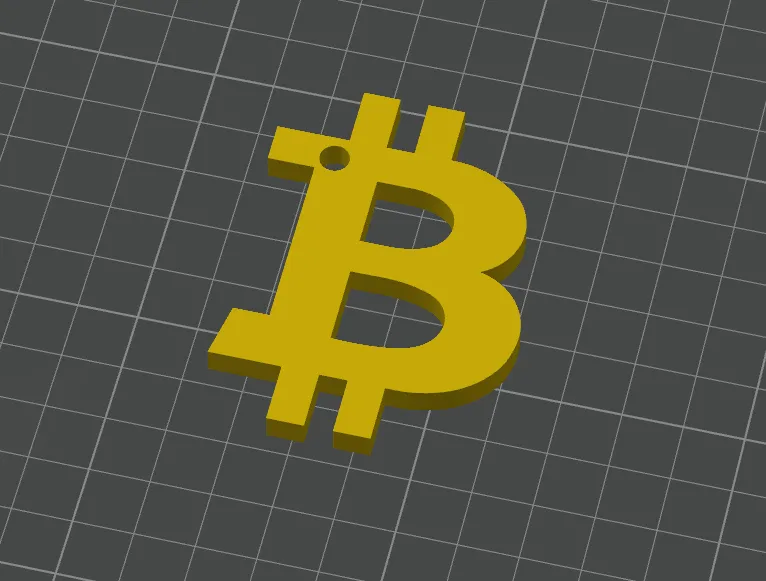 Bitcoin keychain by Carlson - MakerWorld
