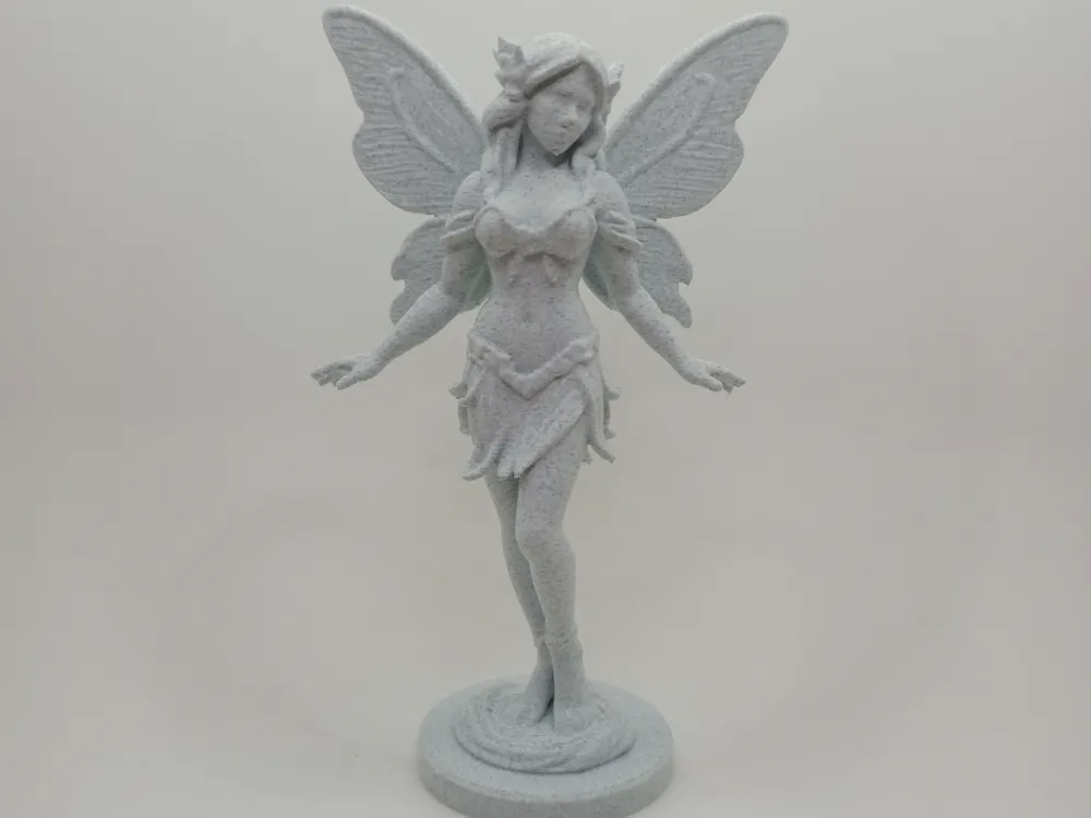 Elf Fairy Sculpture - Free 3D Print Model - MakerWorld