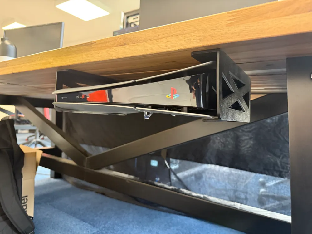 PS5 Slim Under Desk Shelf by Barnsleynut MakerWorld: Download Free 3D ...