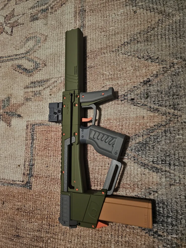 HUSH II nerf suppressor - Free 3D Print Model - MakerWorld