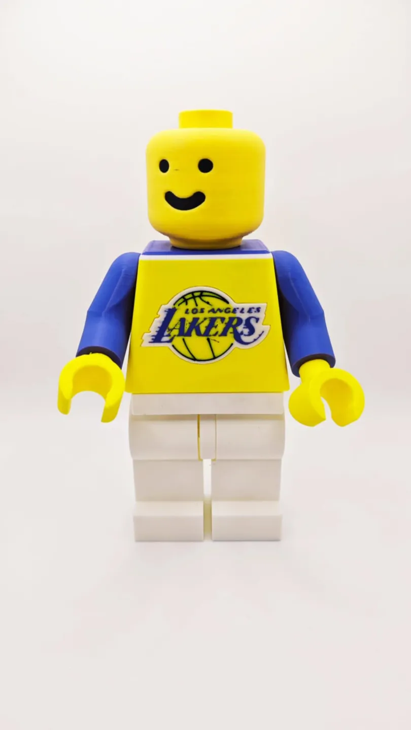 NBA Brick Man - Los Angeles Lakers (500%) by P78 MakerWorld: Download ...