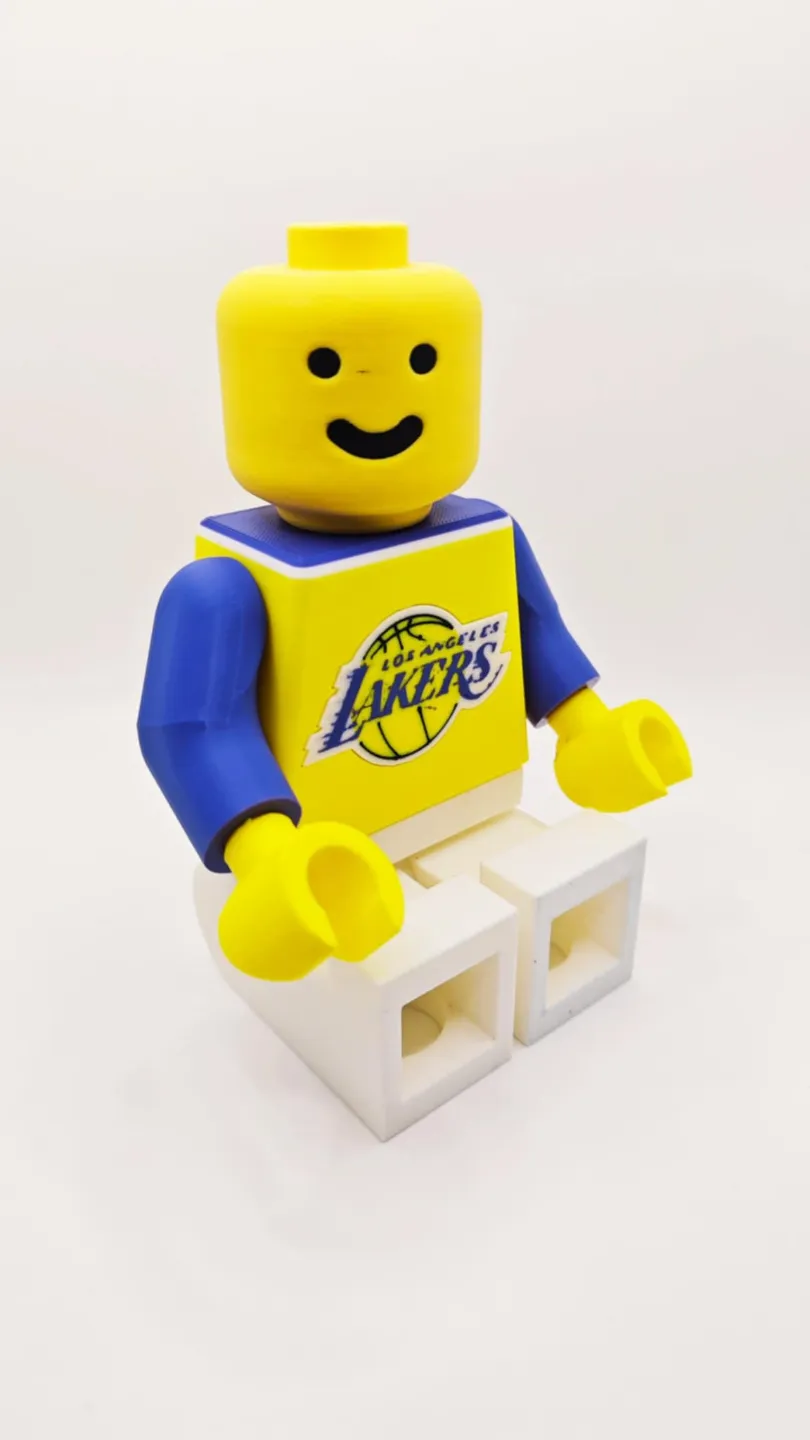 NBA Brick Man - Los Angeles Lakers (500%) by P78 MakerWorld: Download ...