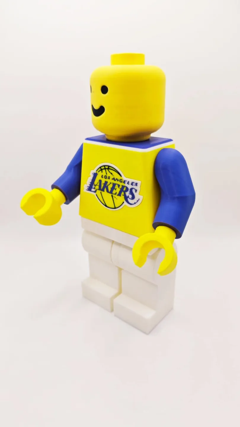 NBA Brick Man - Los Angeles Lakers (500%) by P78 MakerWorld: Download ...
