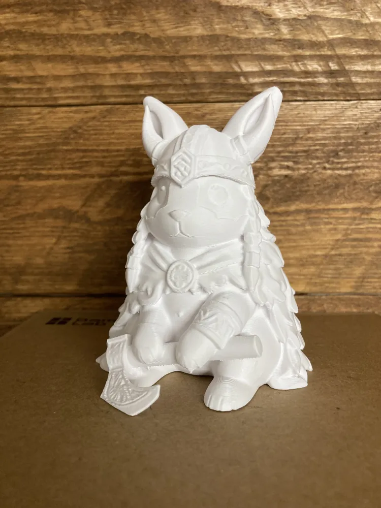 Cute Viking Easter Bunny - Free 3D Print Model - MakerWorld