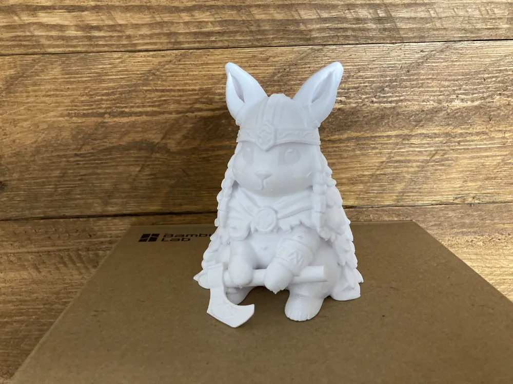 Cute Viking Easter Bunny - Free 3D Print Model - MakerWorld