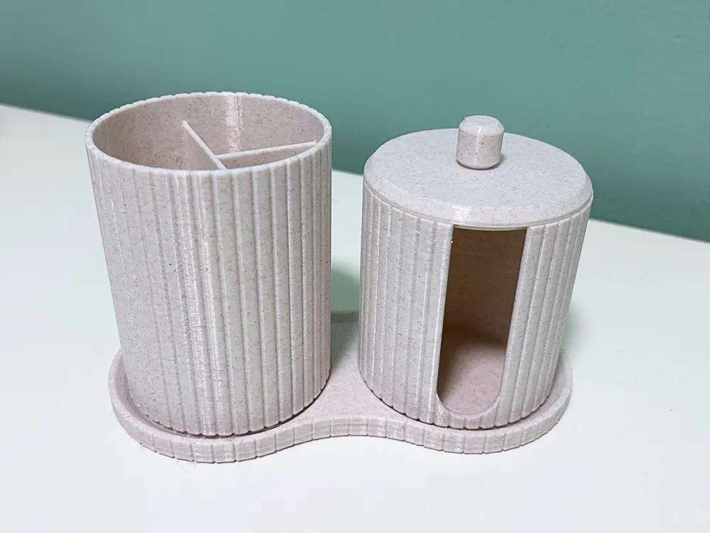 Modular Bathroom Set: toothbrush holder and more - Free 3D Print Model ...