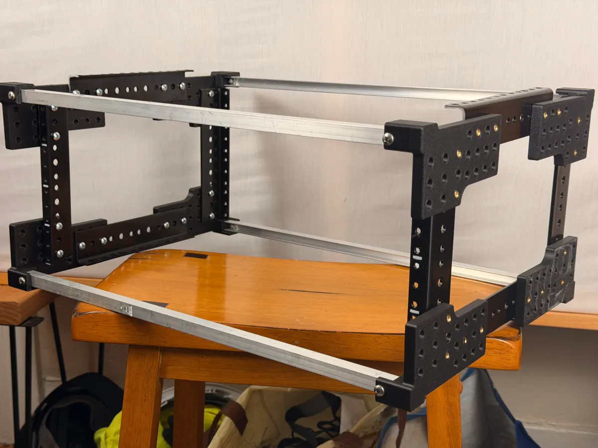 Modular Fly Rack for Rackmount Equipment - Free 3D Print Model - MakerWorld