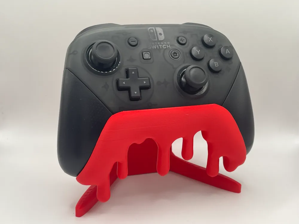 Melting Nintendo Switch Stand for Pro controller - Free 3D Print Model ...