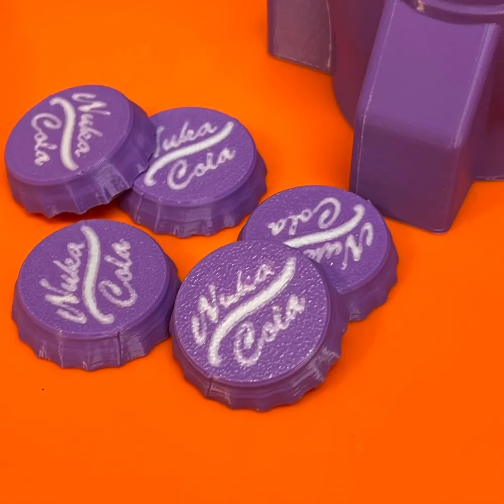 Nuka Cola bottlecap by Grafitomi - MakerWorld