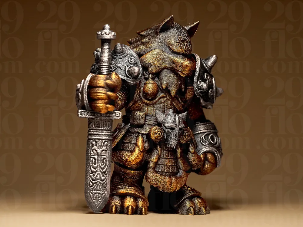 [2/4] Guerrieri Mini - LUPO da 29FLO MakerWorld: Scarica Modelli 3D ...