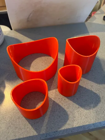 Steel Pipe Coping Guides - 45 Degrees by westy - MakerWorld